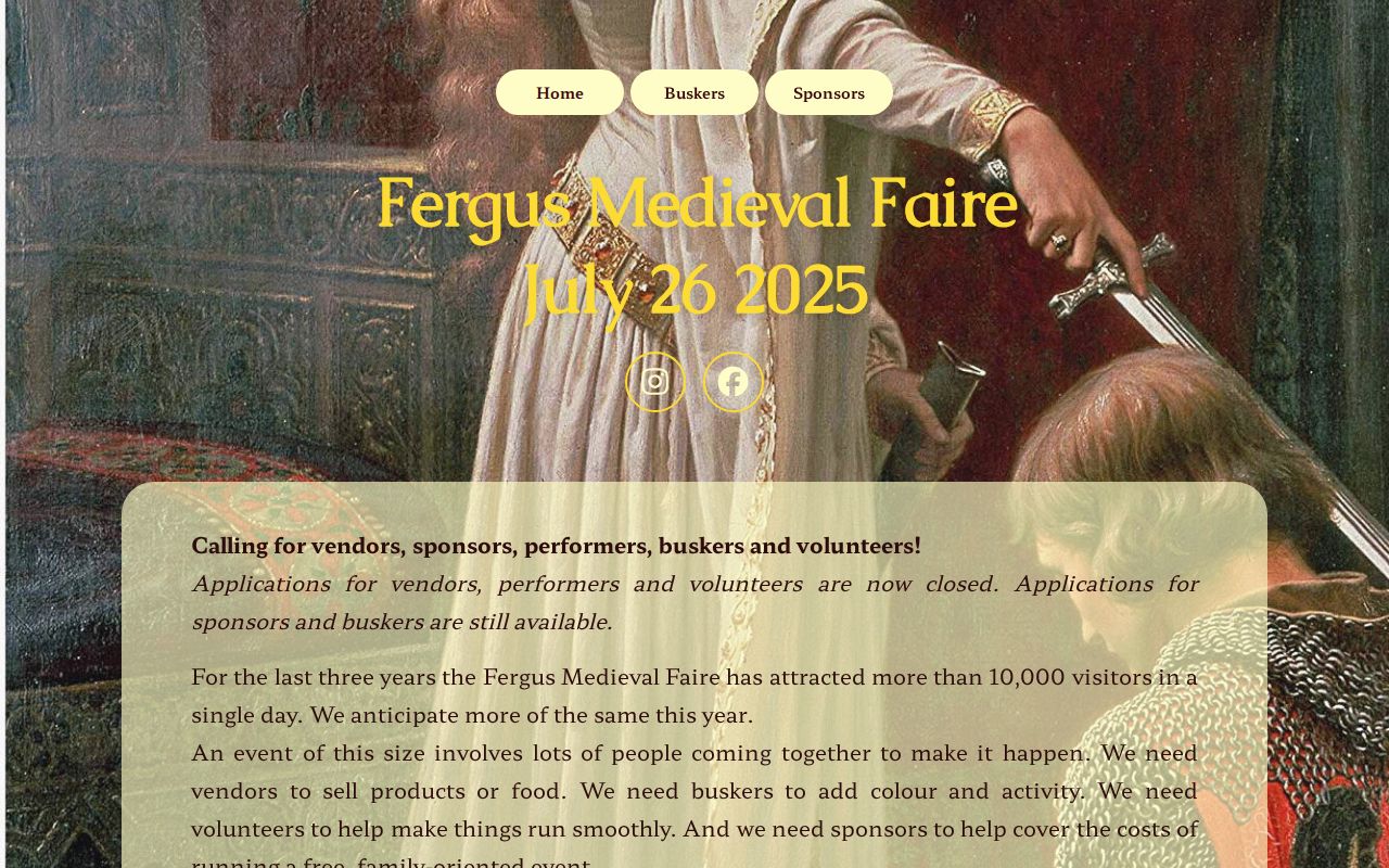 Fergus Medieval Faire